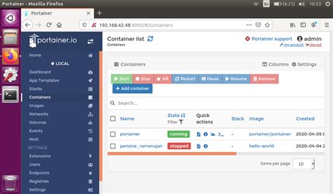 can t find home assistant container in docker installation home