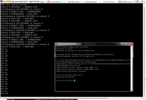 2 installing and running applications on the raspberry pi board