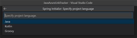 how to build and run a free link tracker using vs code java github