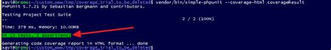 phpunit symfony why coverage shows white instead of red and gives