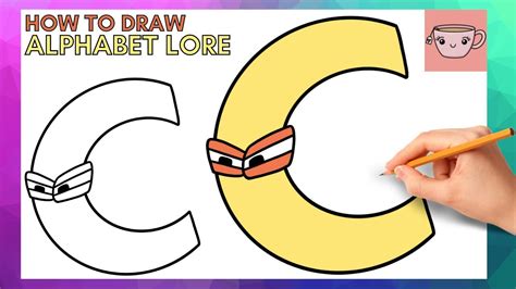 How To Draw Alphabet Lore Easy Step By Step Drawing Y