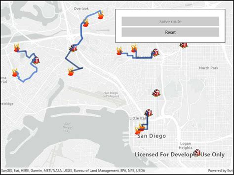find closest facility to multiple incidents service arcgis runtime
