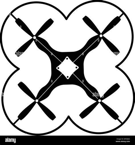 Drone Toy Silhouette Icon Stock Vector Image And Art Alamy