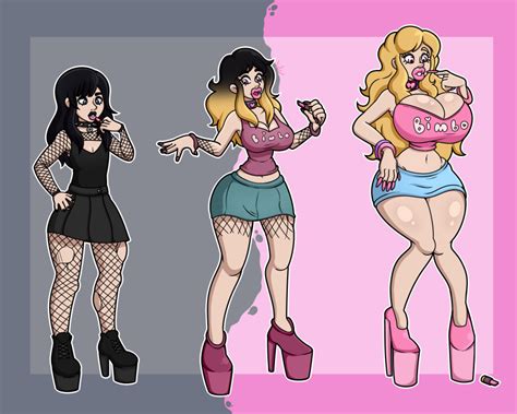 Rule 34 1girls Ass Expansion Before And After Bimbo Bimbofication