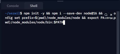 updating node js to 16 in replit sciencx