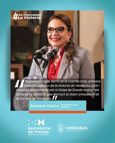 Gobierno De Honduras On Twitter Rt Gobprensahn La Presidenta