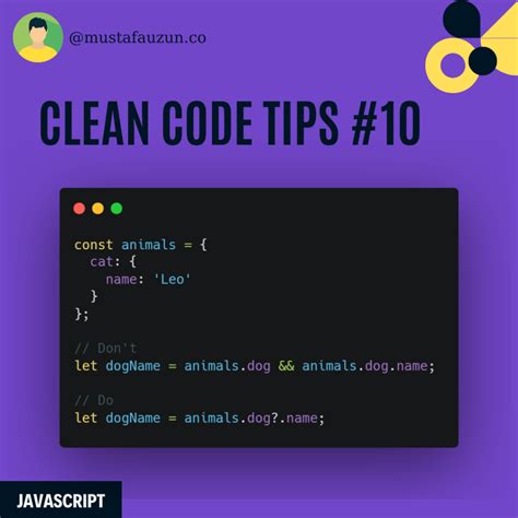 javascript clean code tips 10 mustafa uzun blog