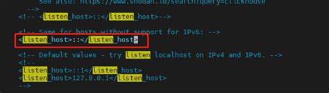 clickhouse client连接报错 listen [ ] 8123 failed poco exception code