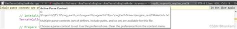 c 学习（四六六）multiple parse contexts are available for this file csdn博客