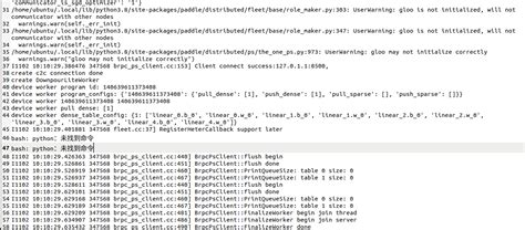 单机训练，worker日志出现 bash：python：未找到命令 · issue 47559 · paddlepaddle paddle