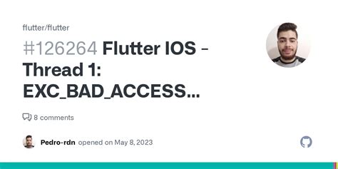 flutter ios thread 1 exc bad access code 1 address 0x0 error in