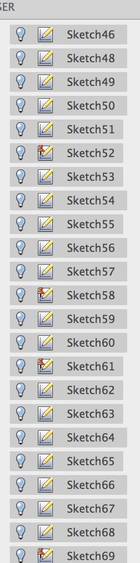 sketch features not sketches on the timeline dependency graph