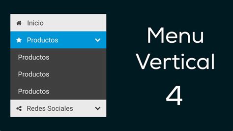 solucionando problema de sub items del menu vertical parte 4 youtube