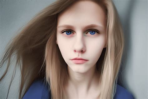 18 Jähriges Schwedisches Mädchen Mit Langen Beinen · Creative Fabrica
