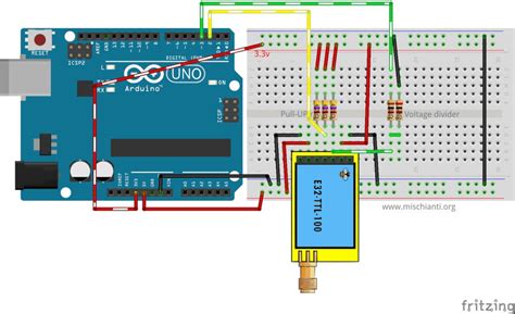 ebyte lora e32 device for arduino esp32 or esp8266 power