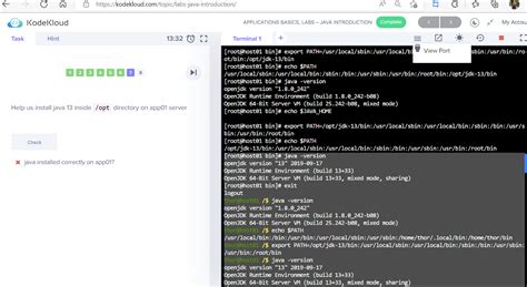 lab is showing error java installation devops kodekloud devops