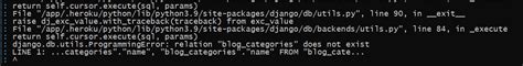 sqlite programming error in deploying django website on heroku