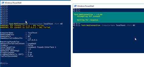 powershell suppress information of test netconnection stack overflow