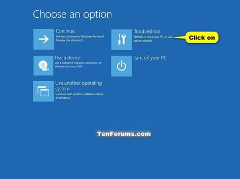 uefi firmware settings boot to from inside windows 10