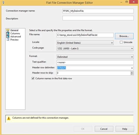 ssis design pattern staging delimited flat files sqlservercentral