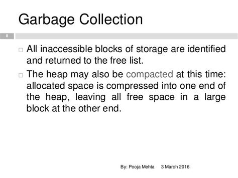 memory handling and garbage collection in python