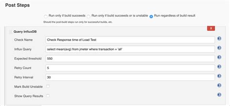 influxdb query jenkins plugin