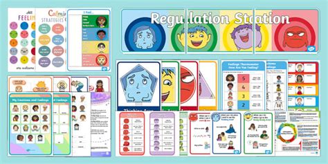 Free Teacher Aide Emotional Regulation Resources Worksheets