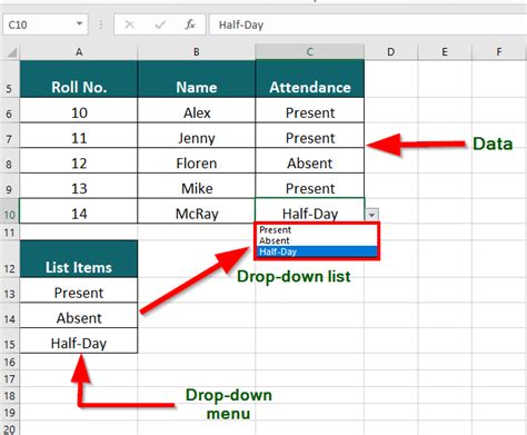 what is drop down and how to add drop down in excel educba