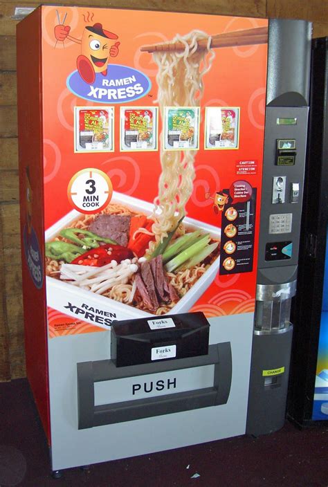 Japan Hot Food Vending Machine In The Sea Portal Photographic Exhibit