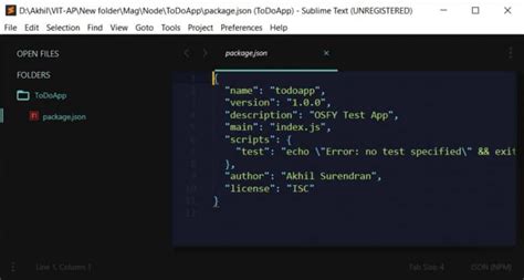 creating a basic to do app with node js
