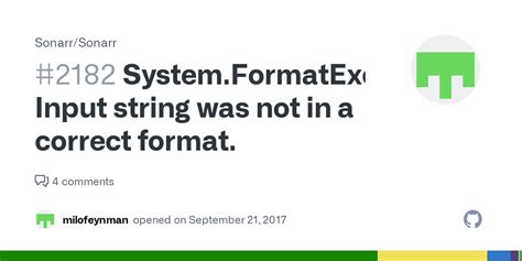 system formatexception input string was not in a correct format