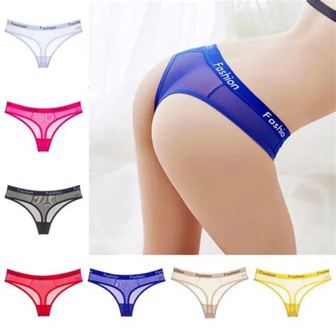 Womens Sexy Panties Knickers Low Rise Briefs G String Thong Underwear