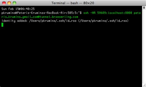 local cross browser testing with ssh tunnels on linux and mac