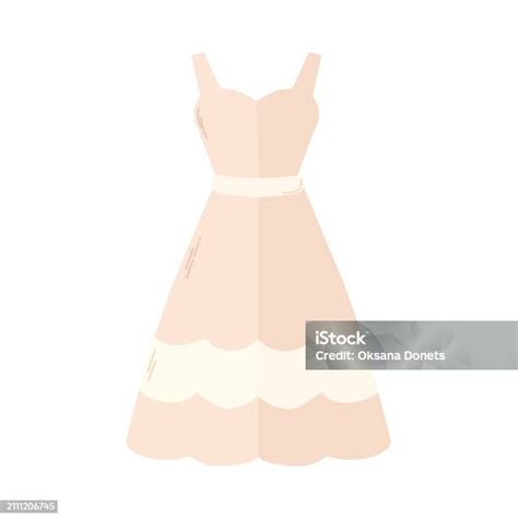 Gaun Pengantin Ikon Clipart Avatar Logotype Terisolasi Vektor Ilustrasi