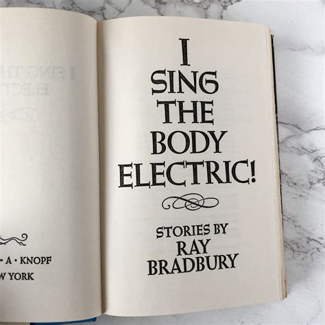 I Sing The Body Electric Stories By Ray Bradbury [bce Hardcover]