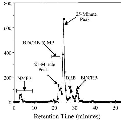 Reverse Phase Hplc Of Extracts From Uninfected Cem Cells Incubated With