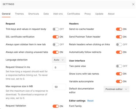 postman docs settings md at develop · postmanlabs postman docs · github