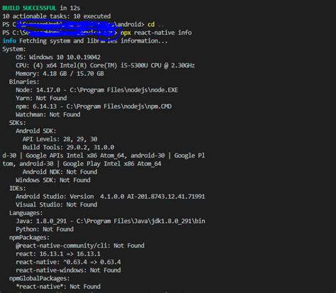 reactjs react native app crashes on android 11 on launch without
