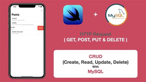 swiftui mysql crud operations create read update delete with rest