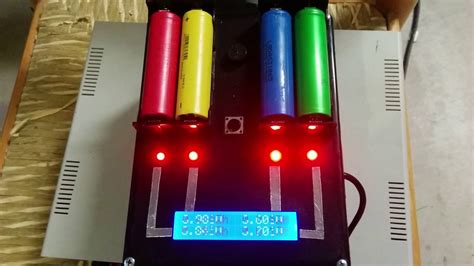 arduino based 4x 18650 battery tester youtube