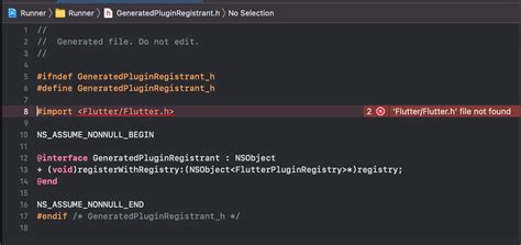 ios flutter flutter h file not found stack overflow