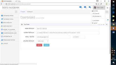 membangun sistem informasi akademik sekolah dengan codeigniter malas
