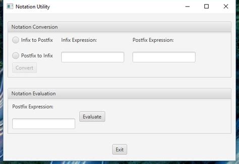 solved notation utility notation conversion infix to postfix