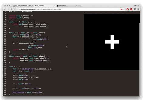 glsleditor首页、文档和下载 simple webgl fragment shader editor oschina 中文