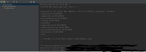 gradle testng no console output during beforesuite ides support