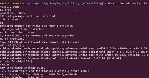 installing postgres using docker container ubuntu 18 04