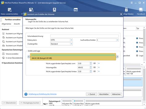 So Erstellen Sie Ein Volume Anleitung Von Minitool Partition Wizard
