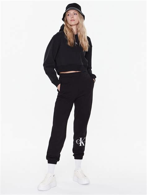 Calvin Klein Jeans Jogginghose J20j220265 Schwarz Regular Fit Modivo De