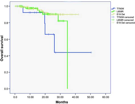 Overall Survival In Patients Harboring Different Kinds Of Egfr Mutation