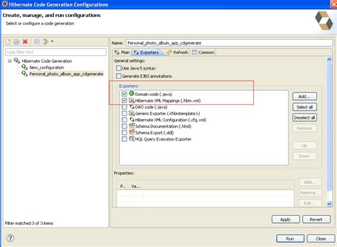 step by step auto code generation for pojo domain java classes and hbm